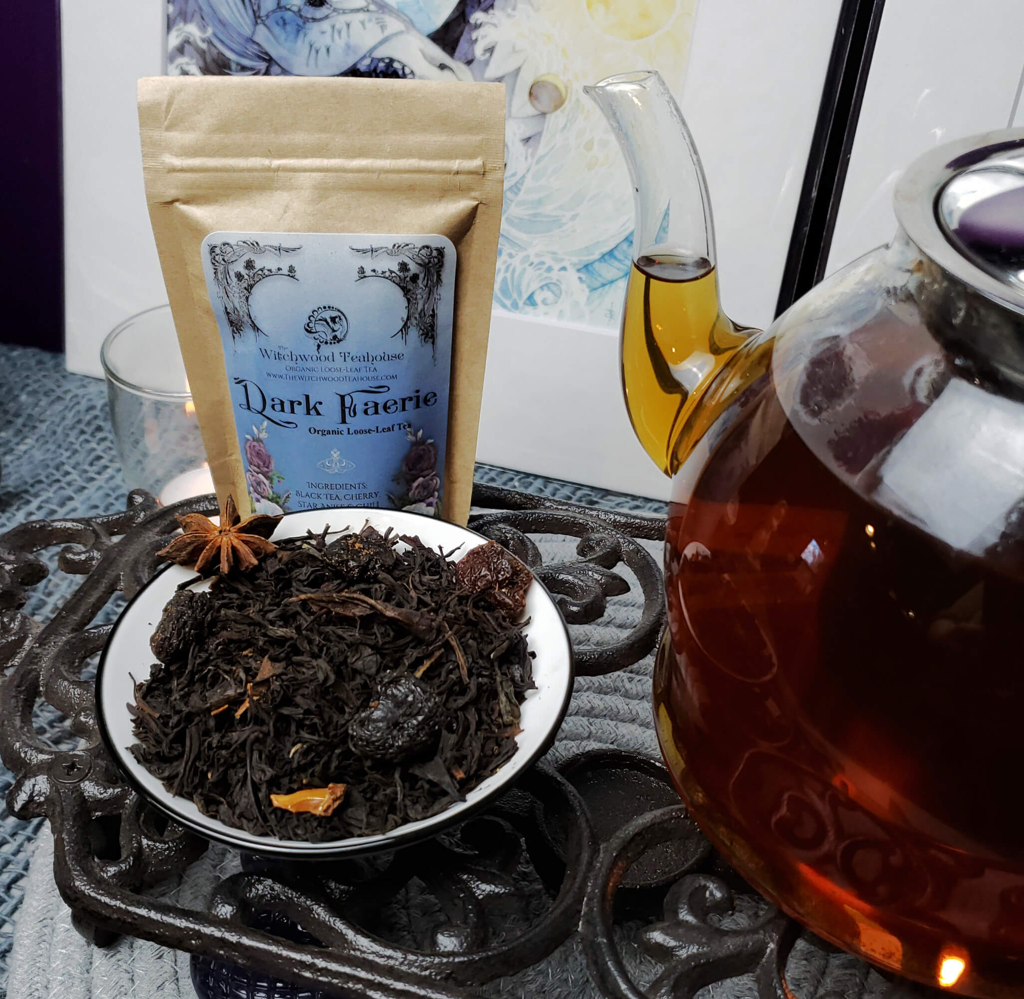 Dark Faerie Organic Loose Leaf Tea | The Witchwood Teahouse