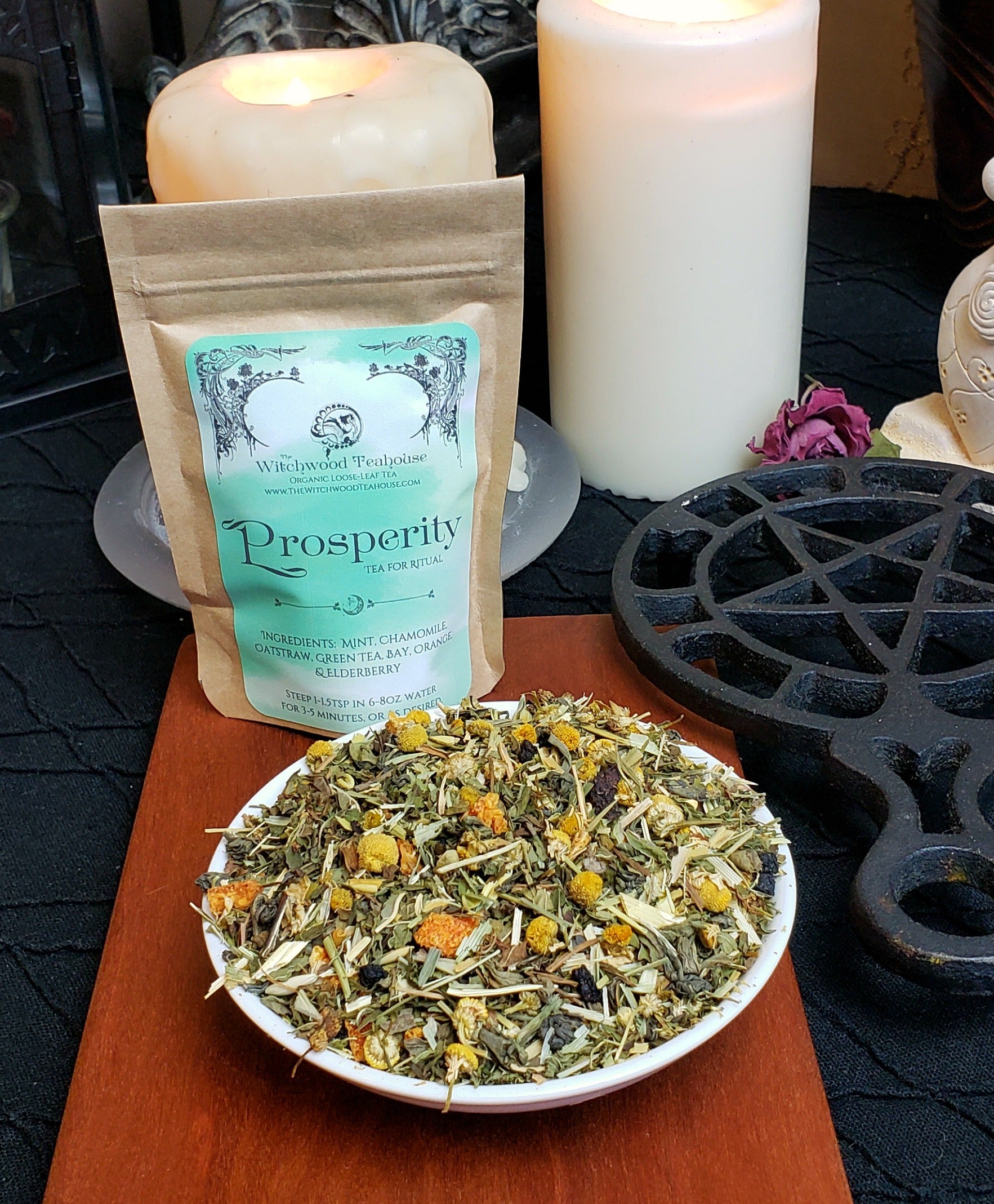 Prosperity Organic Loose-Leaf Ritual Tea | The Witchwood Teahouse