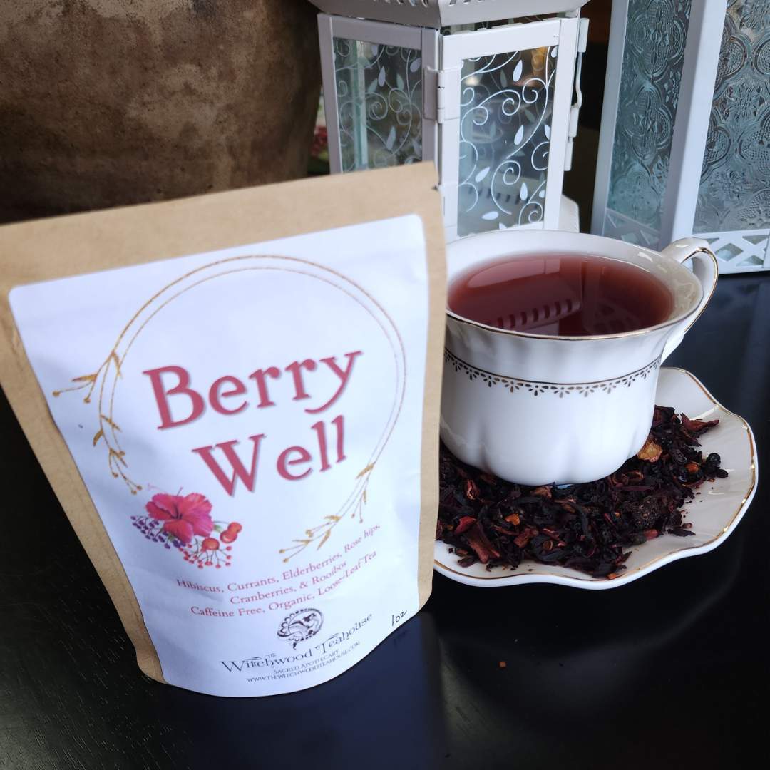 Berry Well, Caffeine Free, Organic Loose Leaf Tea | The Witchwood Teahouse