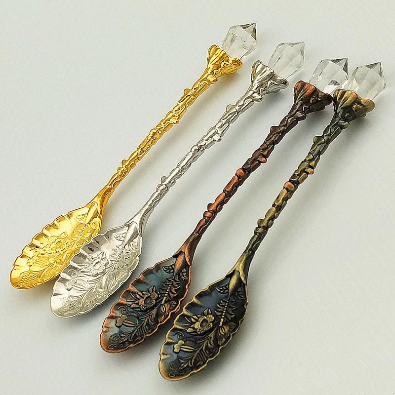 Vintage Style Crystal Spoons | The Witchwood Teahouse