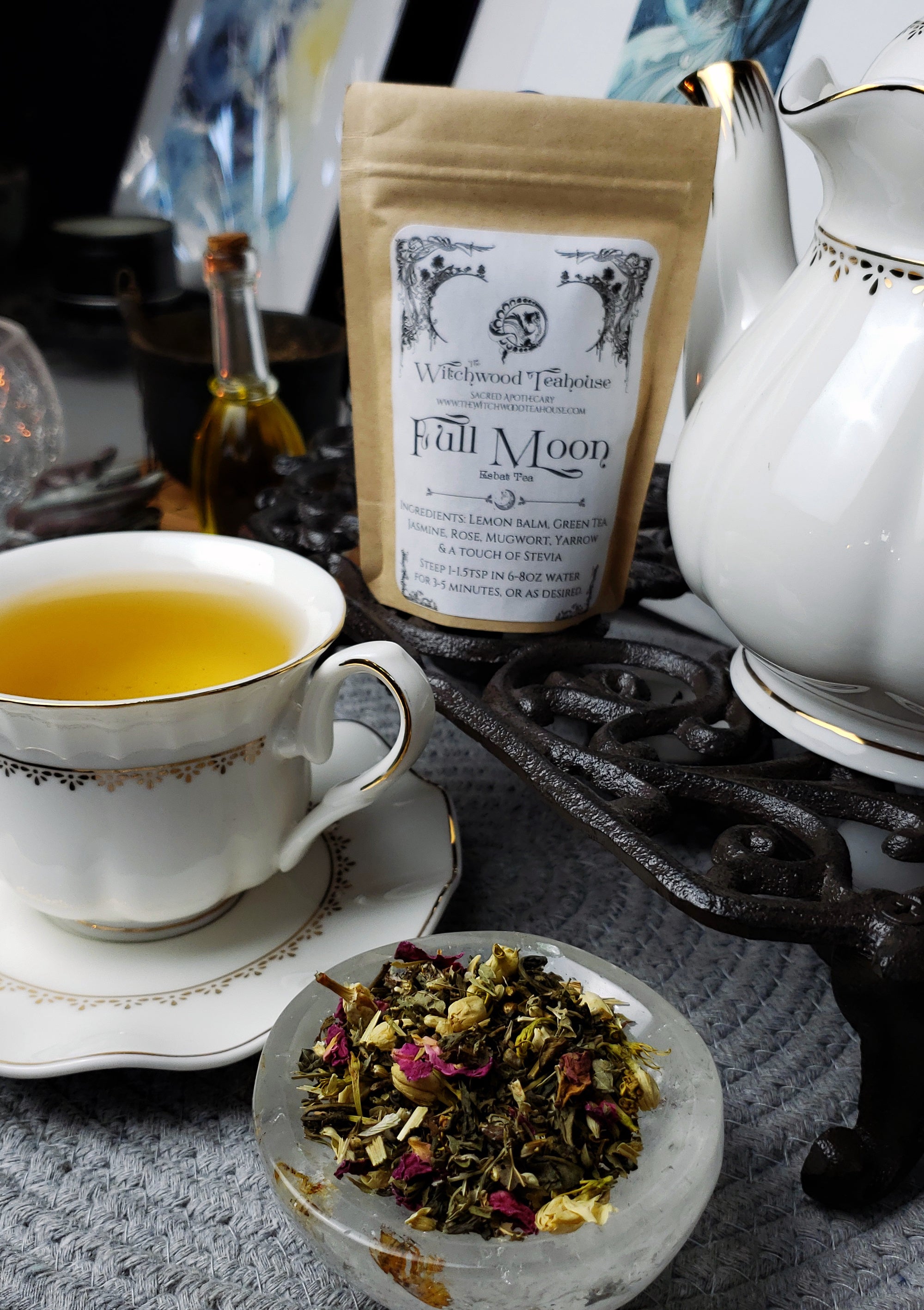 Full Moon Organic Loose-Leaf Tea | The Witchwood Teahouse