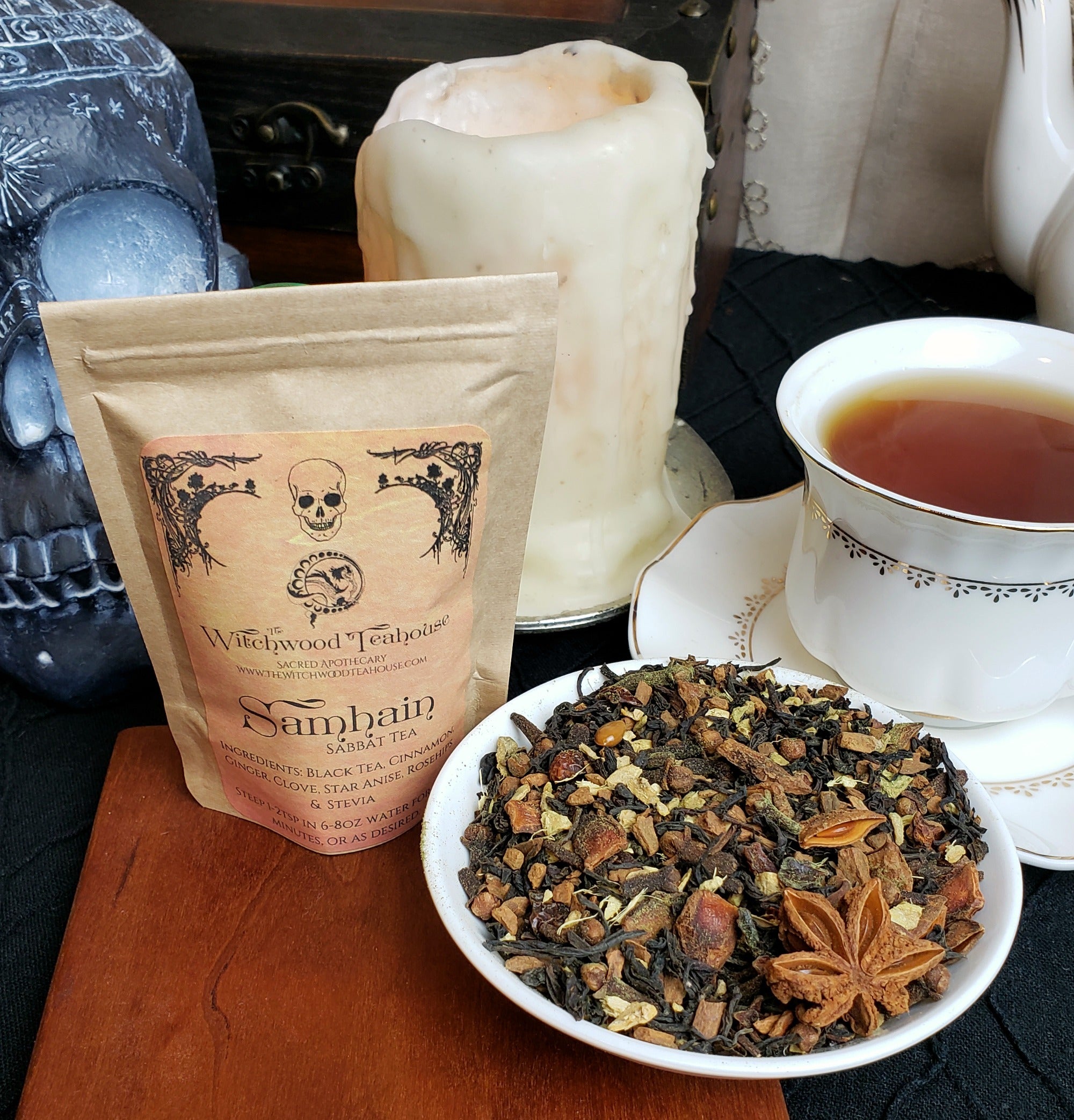 Samhain Organic Loose-Leaf Tea | The Witchwood Teahouse